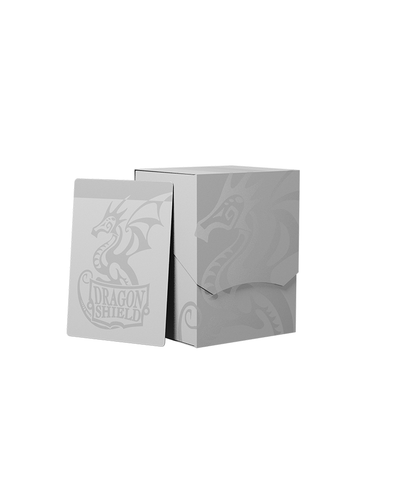 Análoga Games. PORTA DECK - DECK SHELL - ASHEN WHITE DRAGON SHIELD